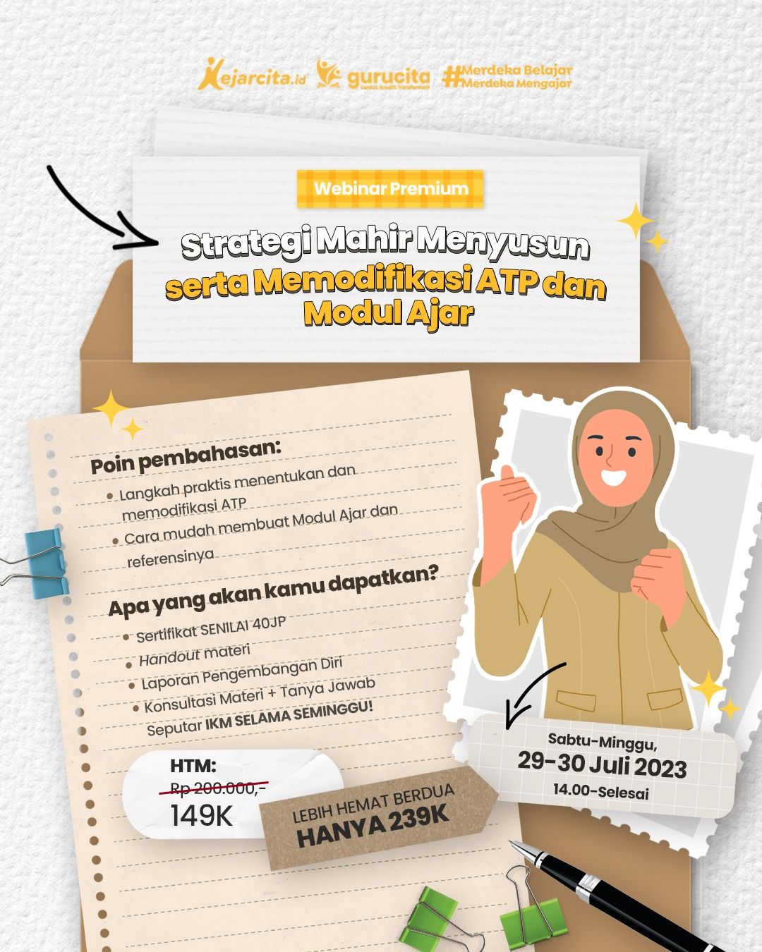 Webinar Premium - Strategi Mahir Menyusun serta Memodifikasi ATP dan ... Webinar Premium - Strategi Mahir Menyusun serta Memodifikasi ATP dan ...