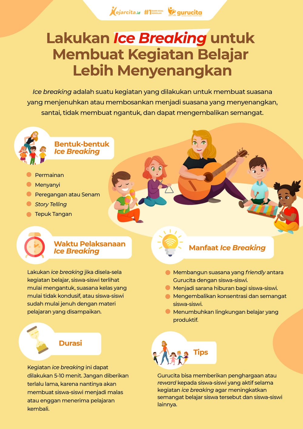 10 Strategi Ice Breaking di Kelas