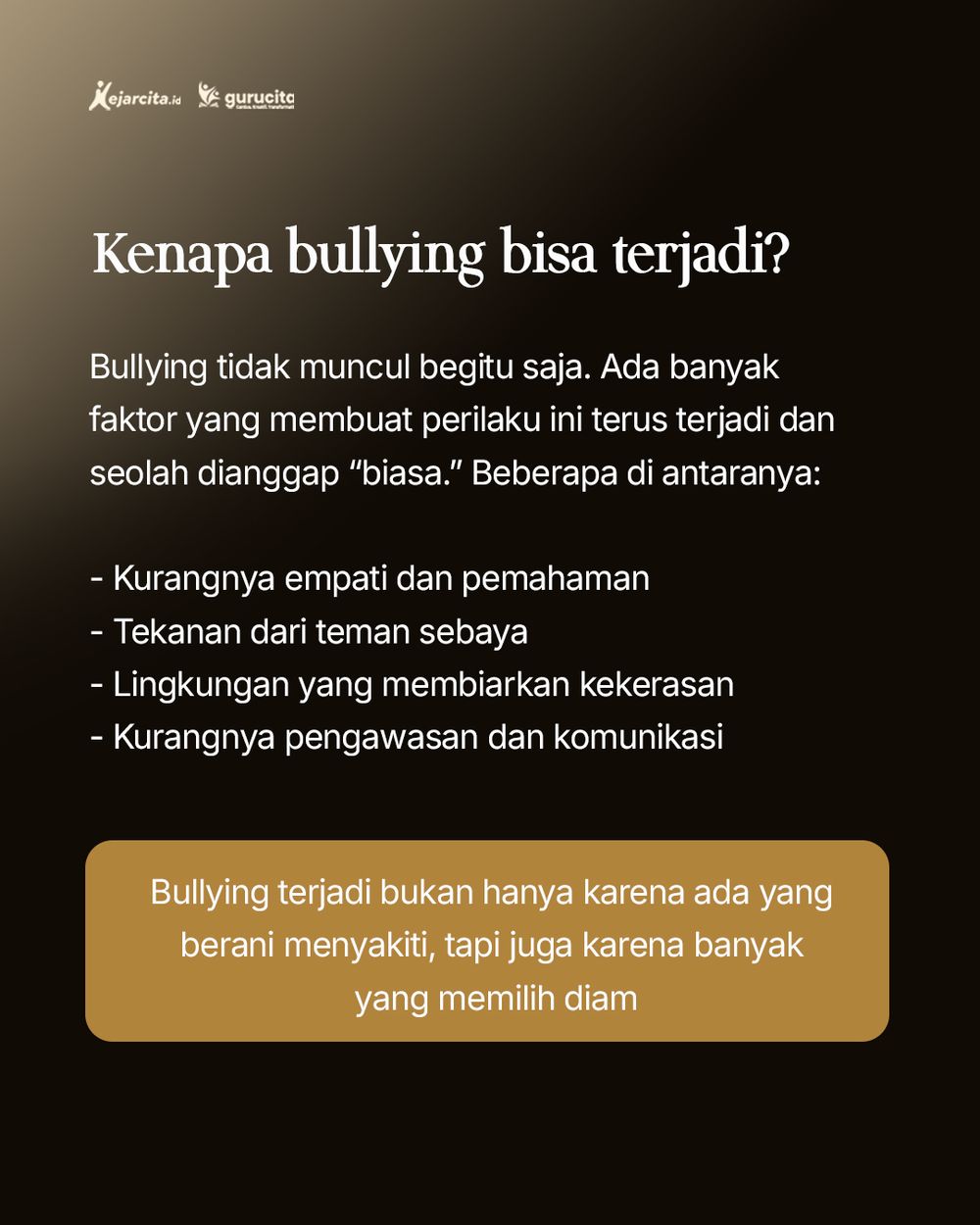 Dampak Bullying pada Siswa dan Upaya Pencegahannya