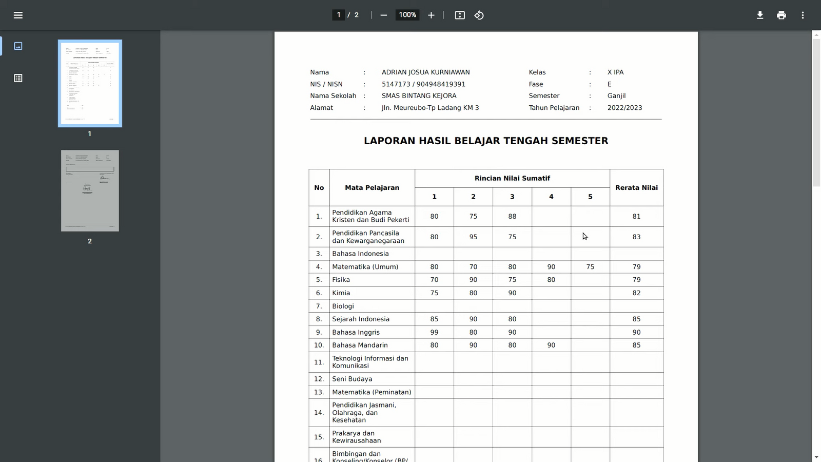 Cara Membuat dan Contoh Rapor Kurikulum Merdeka Cara Membuat dan Contoh Rapor Kurikulum Merdeka